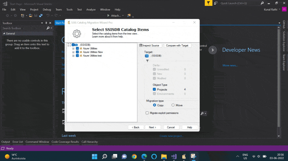 SSIS Catalog Migration Wizard - Visual Studio Marketplace - AzureOps