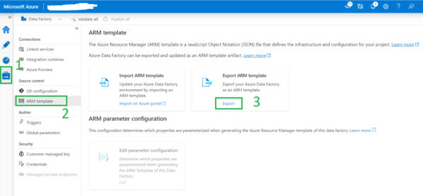 Export and Import Azure Data Factory - AzureOps