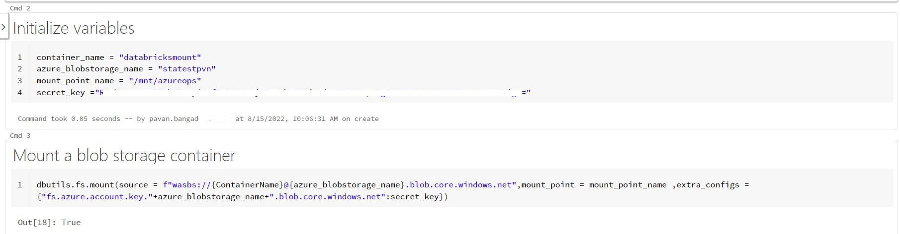 Mount and Unmount Data Lake in Databricks - AzureOps