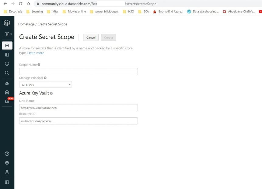 Manage Secret Scopes in Databricks - AzureOps