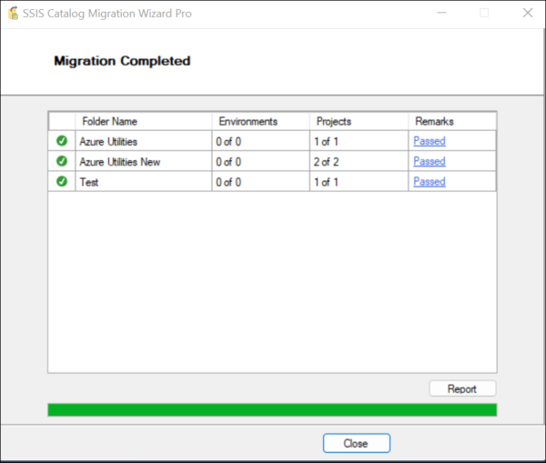 Export SSIS project from SQL Server - AzureOps