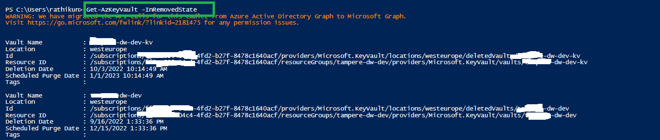 Recover Deleted Key Vault in Azure - AzureOps