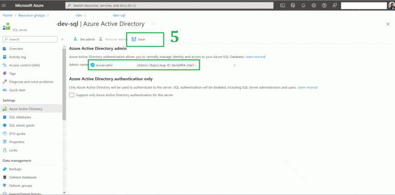 Grant Access to Azure SQL Database - AzureOps
