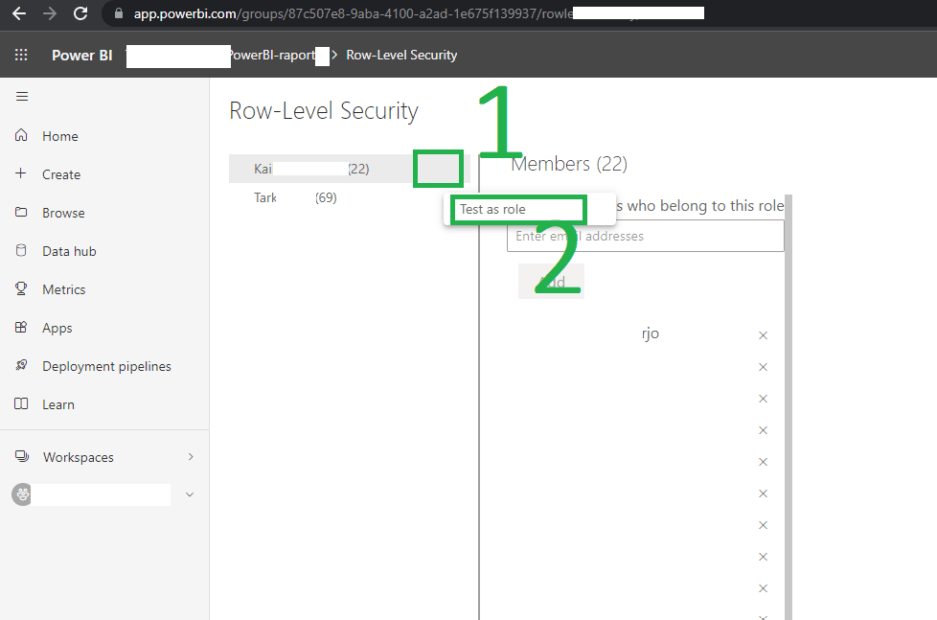 How To Test RLS in Power BI Service - AzureOps