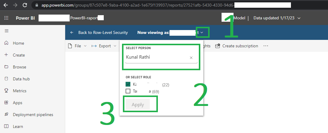 How To Test RLS in Power BI Service - AzureOps
