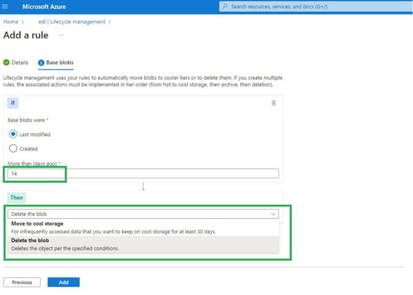 Automatically Delete Old Files from Azure Storage Account - AzureOps