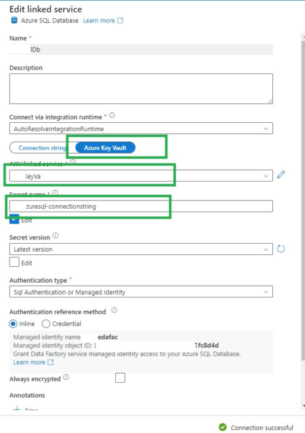 Connect Azure SQL from Data Factory using Managed Identity - AzureOps